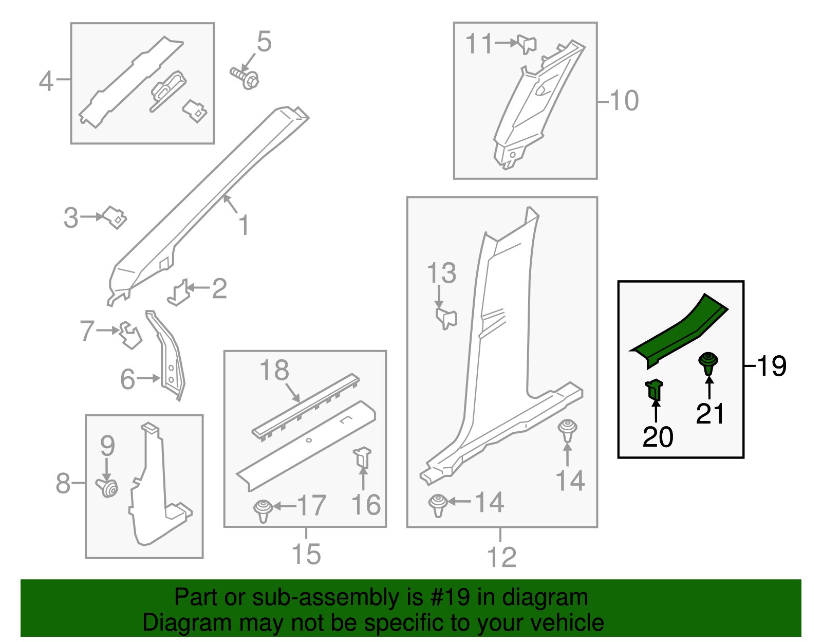 2017-2019 Lincoln MKC Front Sill Plate EJ7Z-7813209-BV | Ford OEM Parts ...