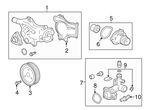 Water Pump & Related Components for 2017 Chevrolet Trax | GM Parts Center
