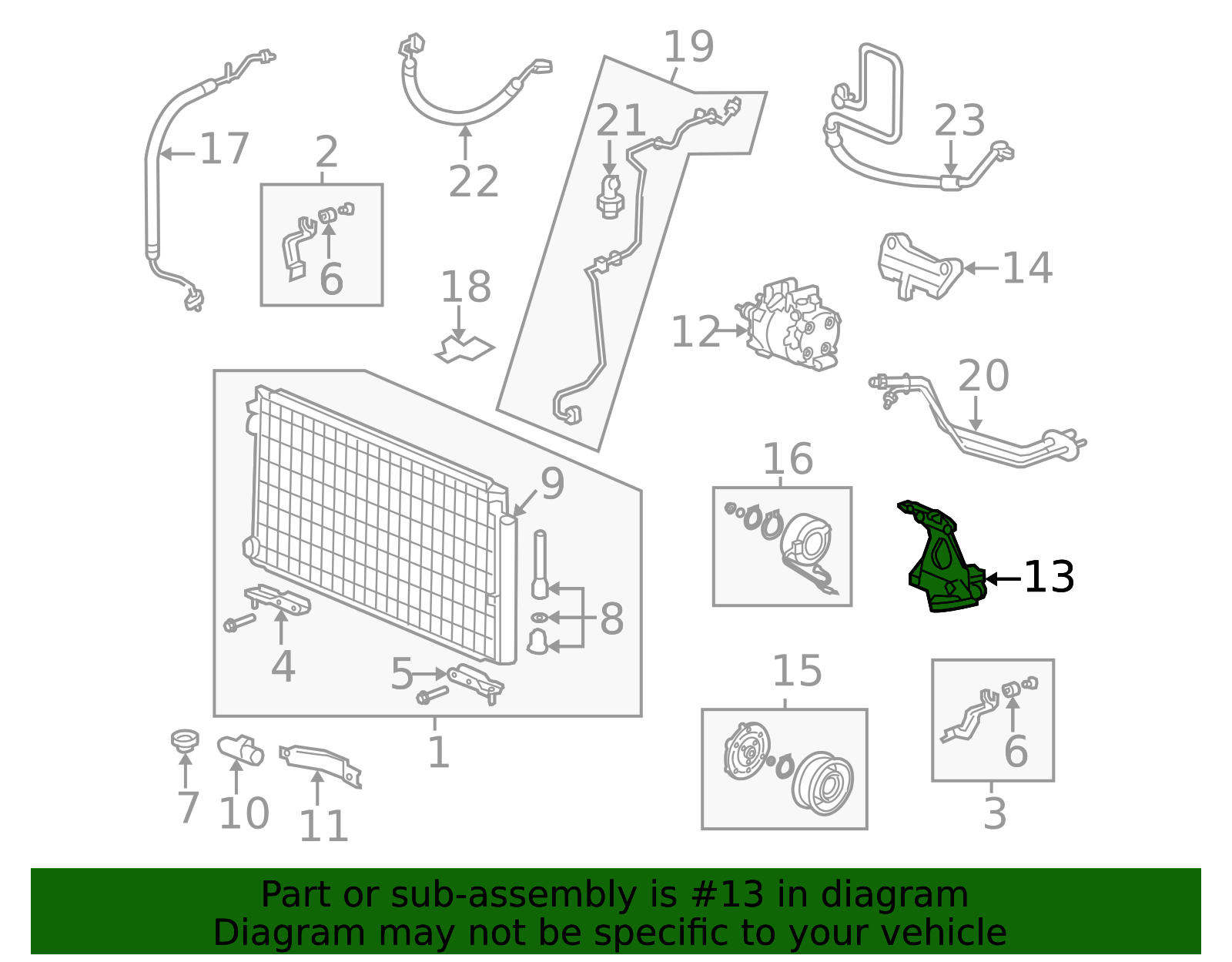 2006-2011 Honda Civic Compressor Bracket 38930-RNA-A00 | OEM Parts Online