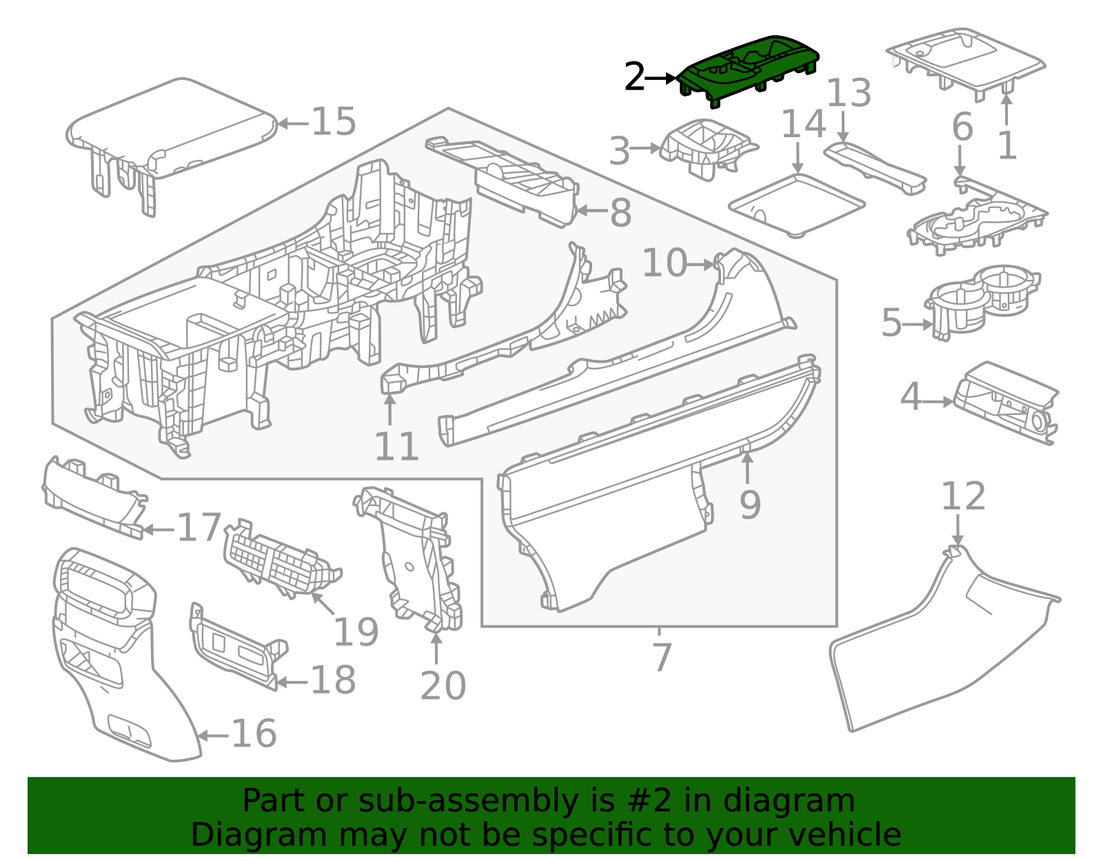 83421-T90-A01ZA - 2023-2025 Honda Pilot - Switch Panel | Genuine Honda ...