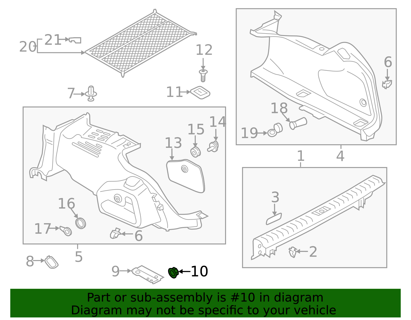 WHT-002-000 - Mount Nut 2008-2025 Audi | Audi OEM Parts
