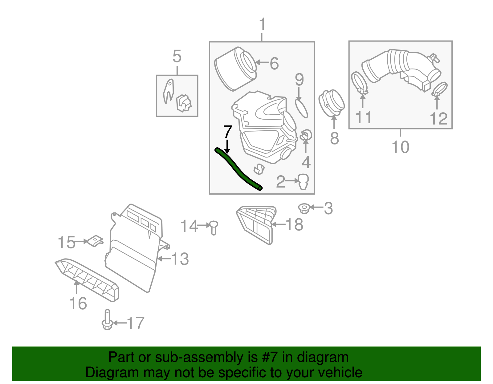 059-130-329 - Vacuum Hose 2000-2016 Audi | Audi OEM Parts Guy