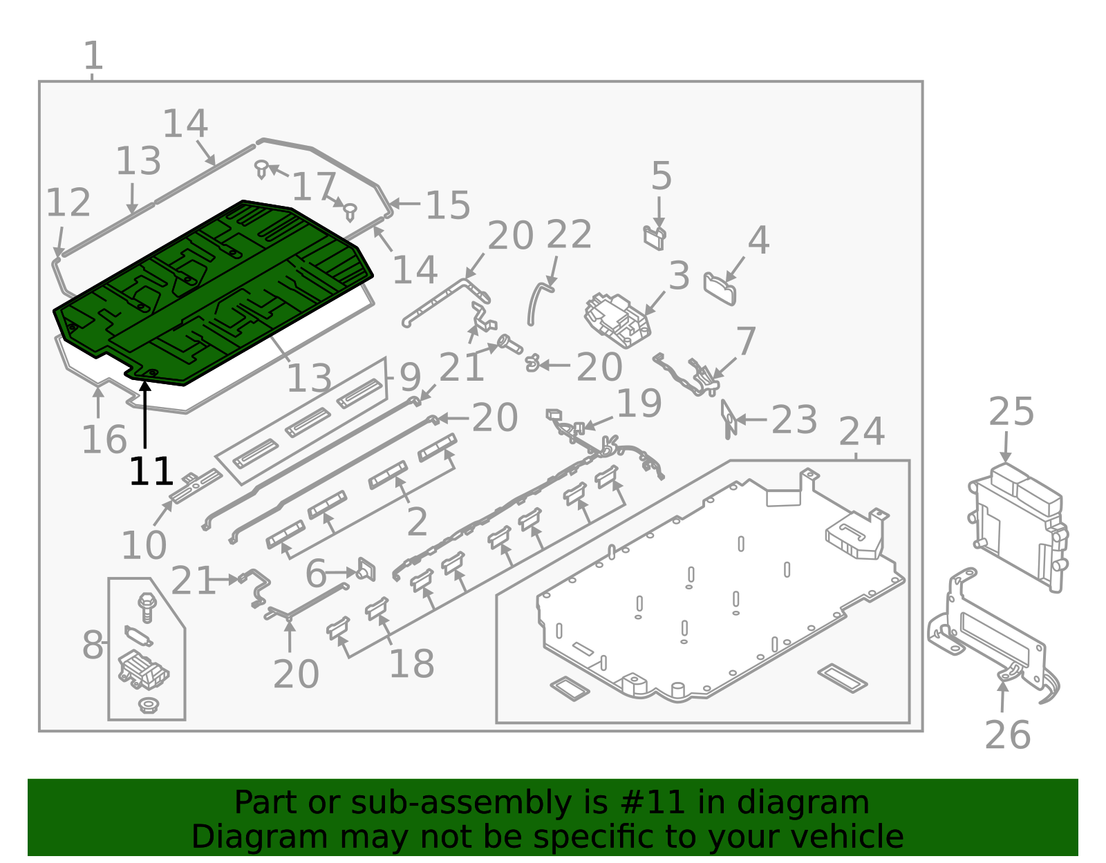 375P2-GI100 - Cover Panel 2022-2024 Kia EV6 | Kia.Parts Store