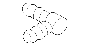 1J0-955-665-A - Washer Hose Elbow 2006-2015 Volkswagen | Wolfsburg ...