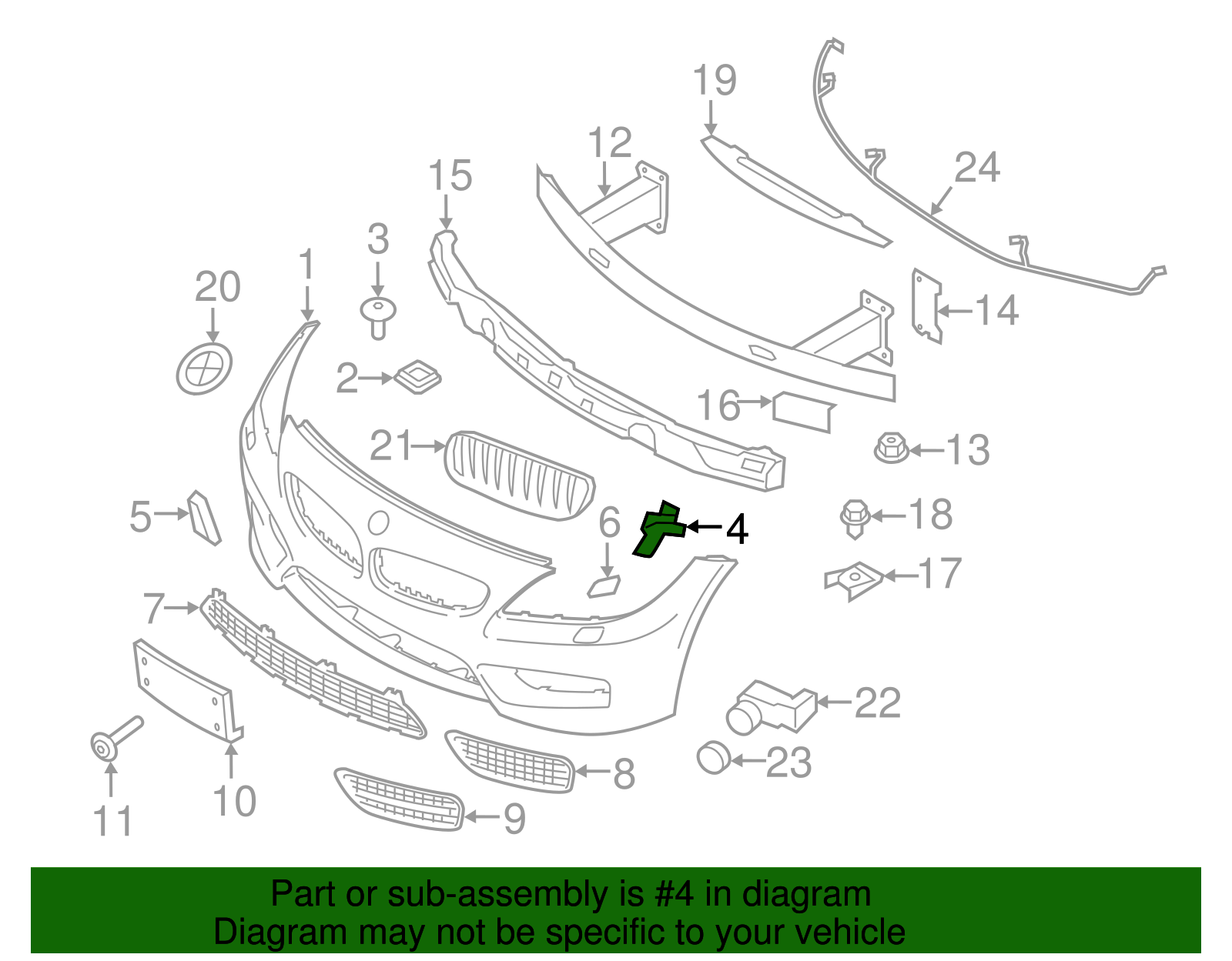 51117192157 - 2009-2016 BMW Z4 Side Support (51-11-7-192-157) | BMW of ...