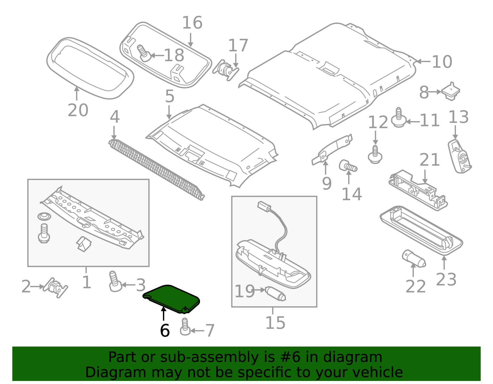 2010-2012 Ford Transit Connect | Sun-Visor | 9T1Z-6104105-AA | Walls ...