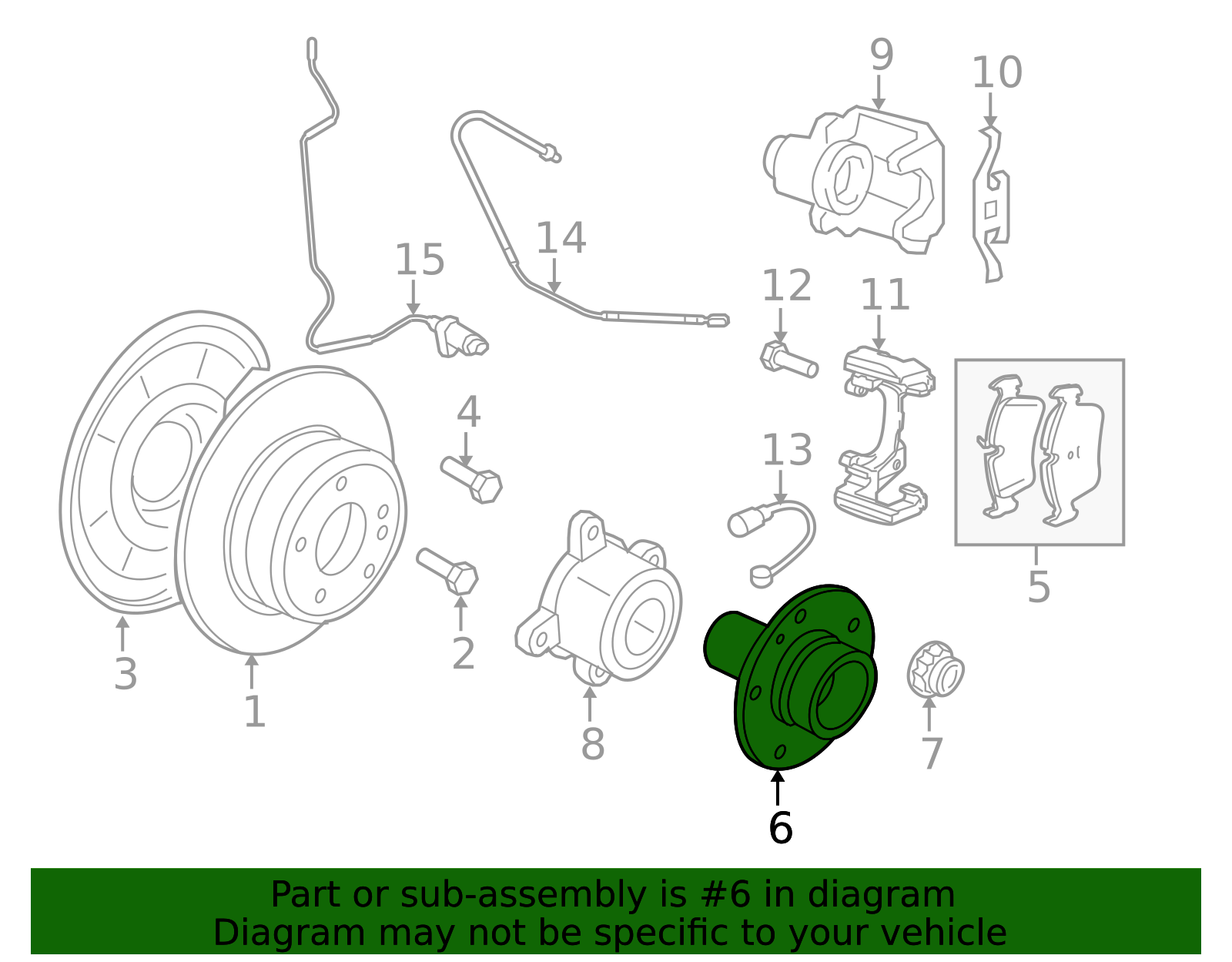 2015-2019 BMW | Hub | 33-41-7-850-162 | OEM Vehicle Parts