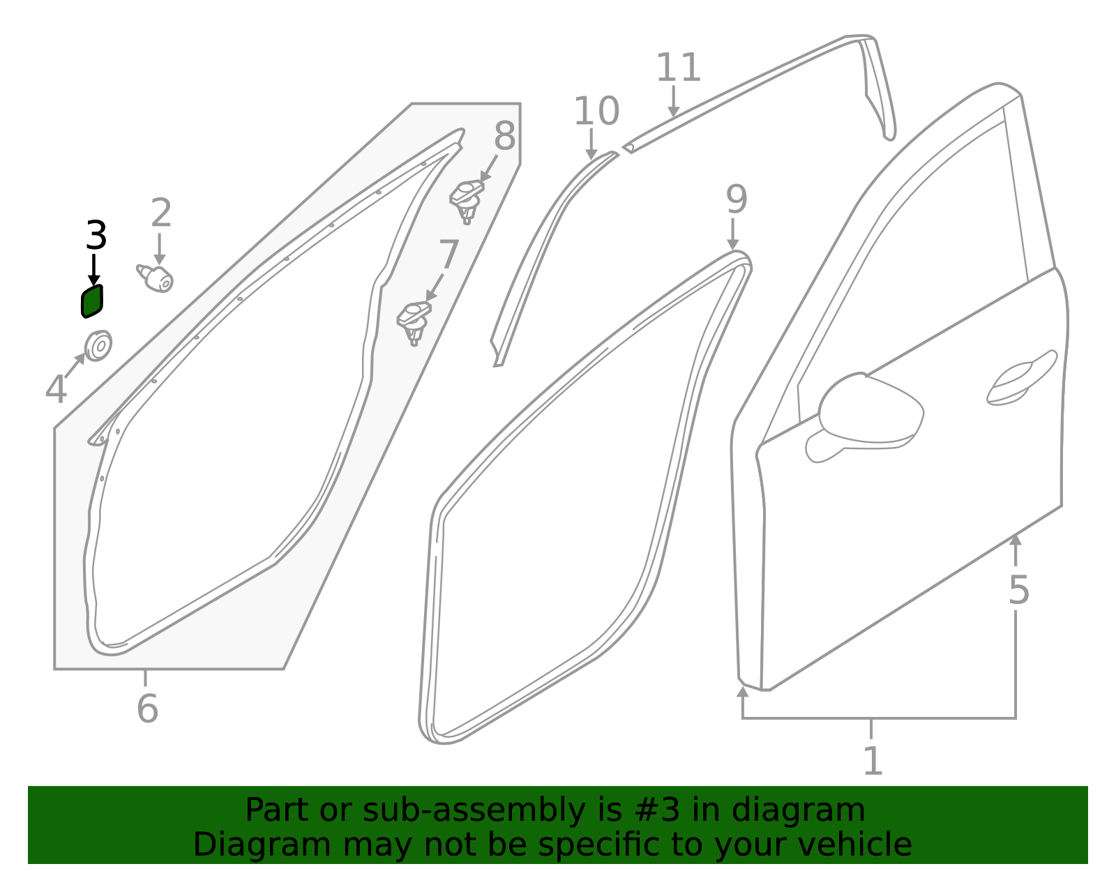 B45A-56-052 - Door Shell Hole Plug - Mazda Swag