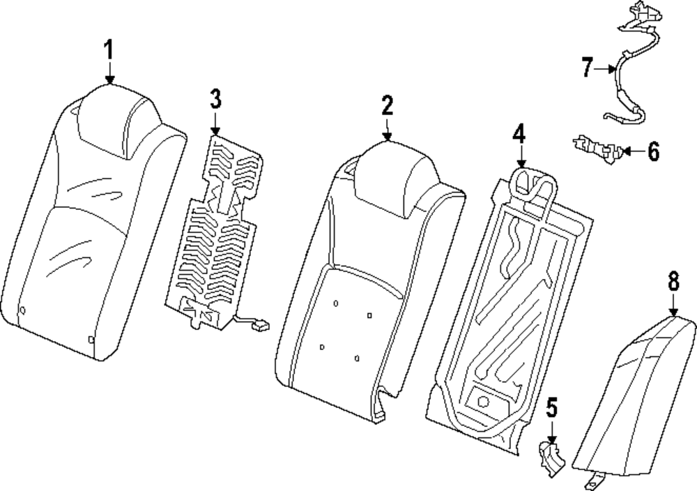 82550-30A-A31ZA - 2023-2025 Honda Accord - Bolster | Genuine Honda Parts