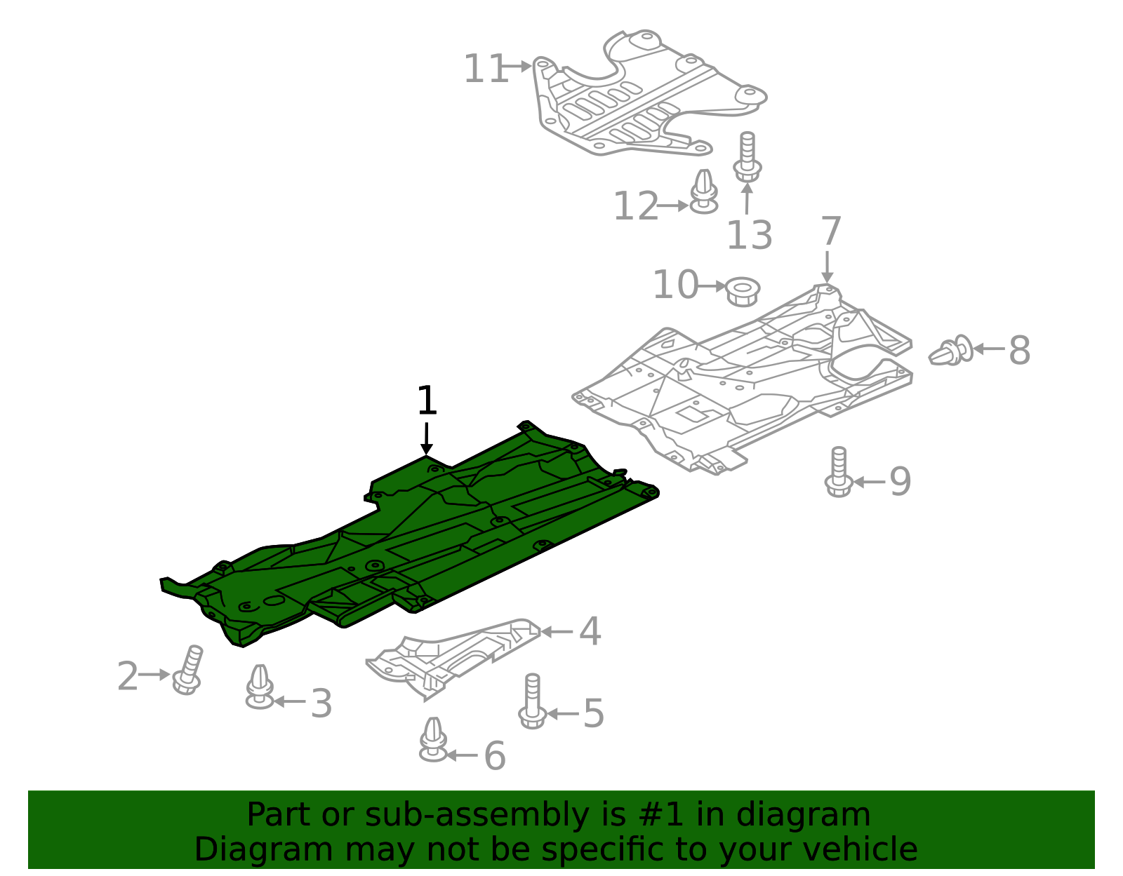 GRF4-56-3H0C - High-Quality Front Shield for 2018-2021 Mazda 6 ...