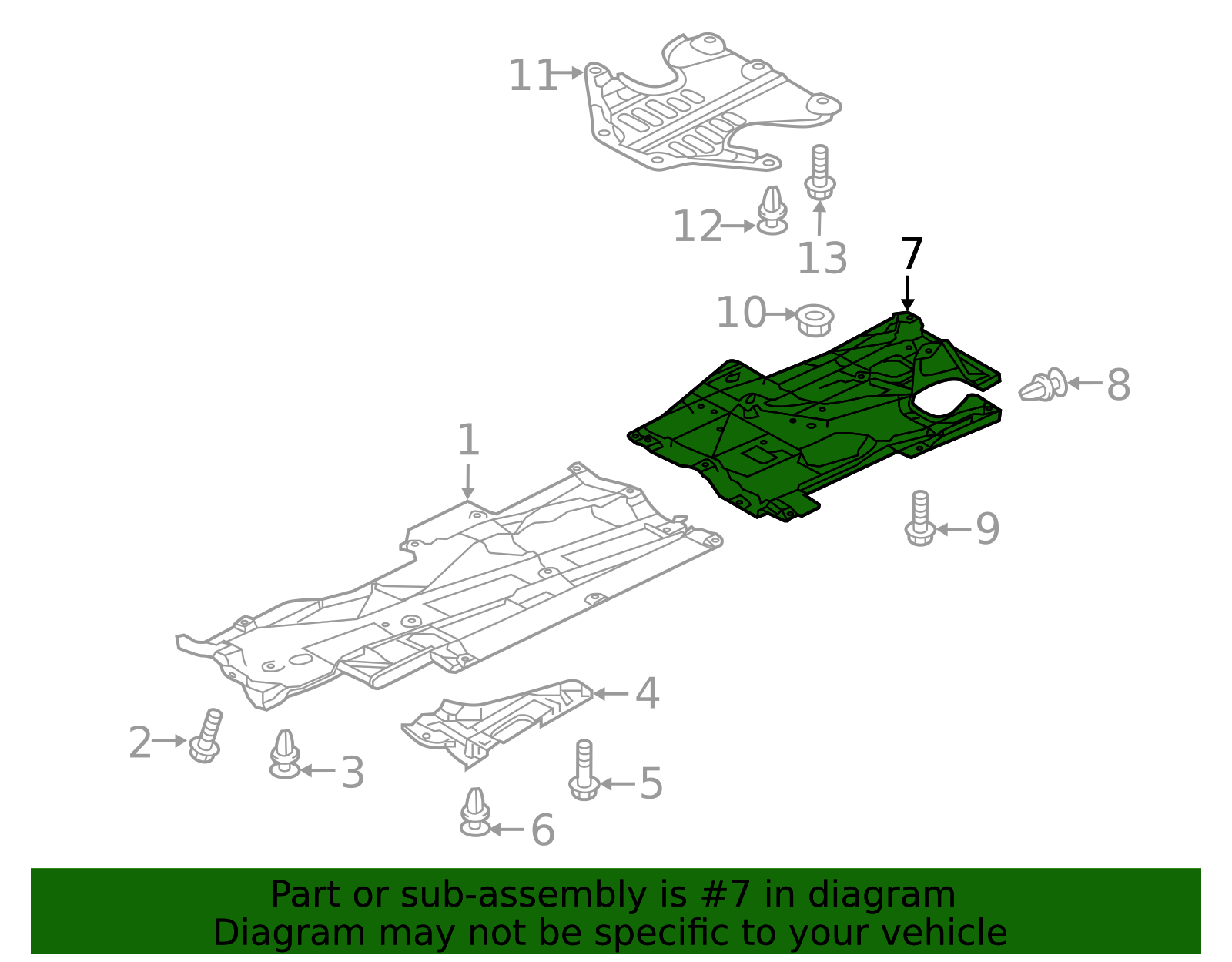 2018-2021 Mazda 6 Rear Shield GRF4-56-122A | Mazda Parts Deals