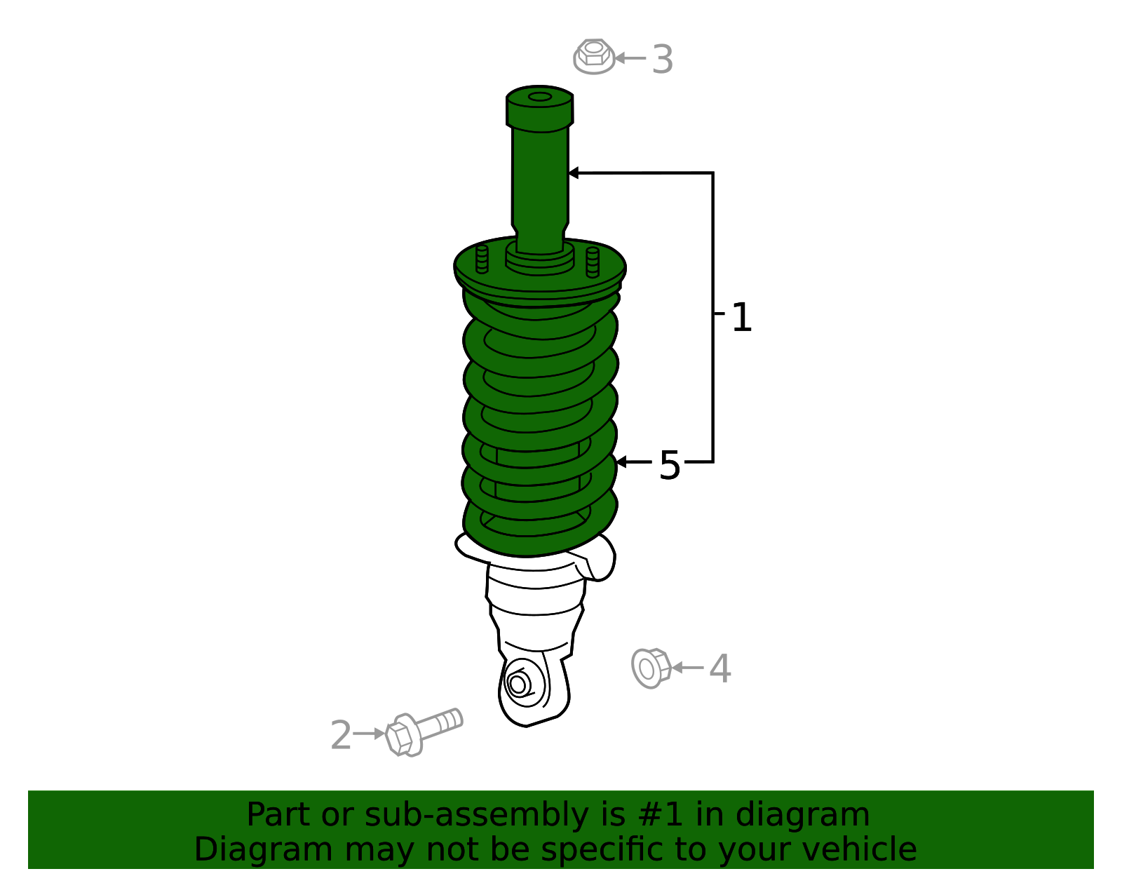 E61016JS9A - Strut Assembly 2021-2024 INFINITI QX80 | Infiniti of ...