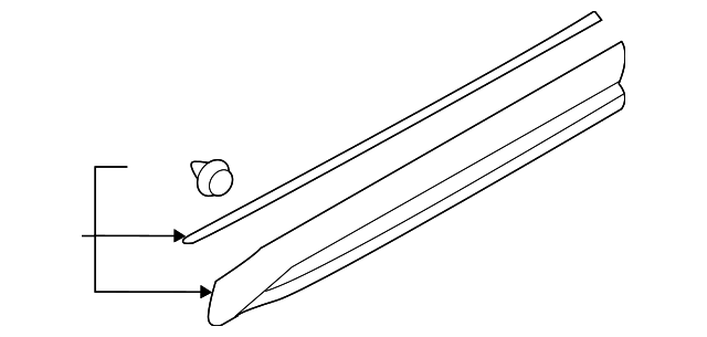 91112SJ620 - 2022-2024 Subaru Forester - Lower Molding | Subaru Parts HQ