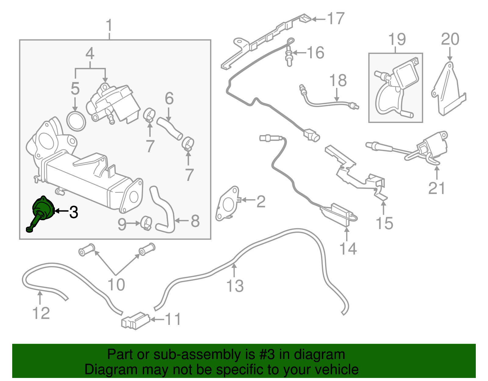 11-71-8-511-638 - Vacuum Modulator 2014-2018 BMW | BMW OEM Parts