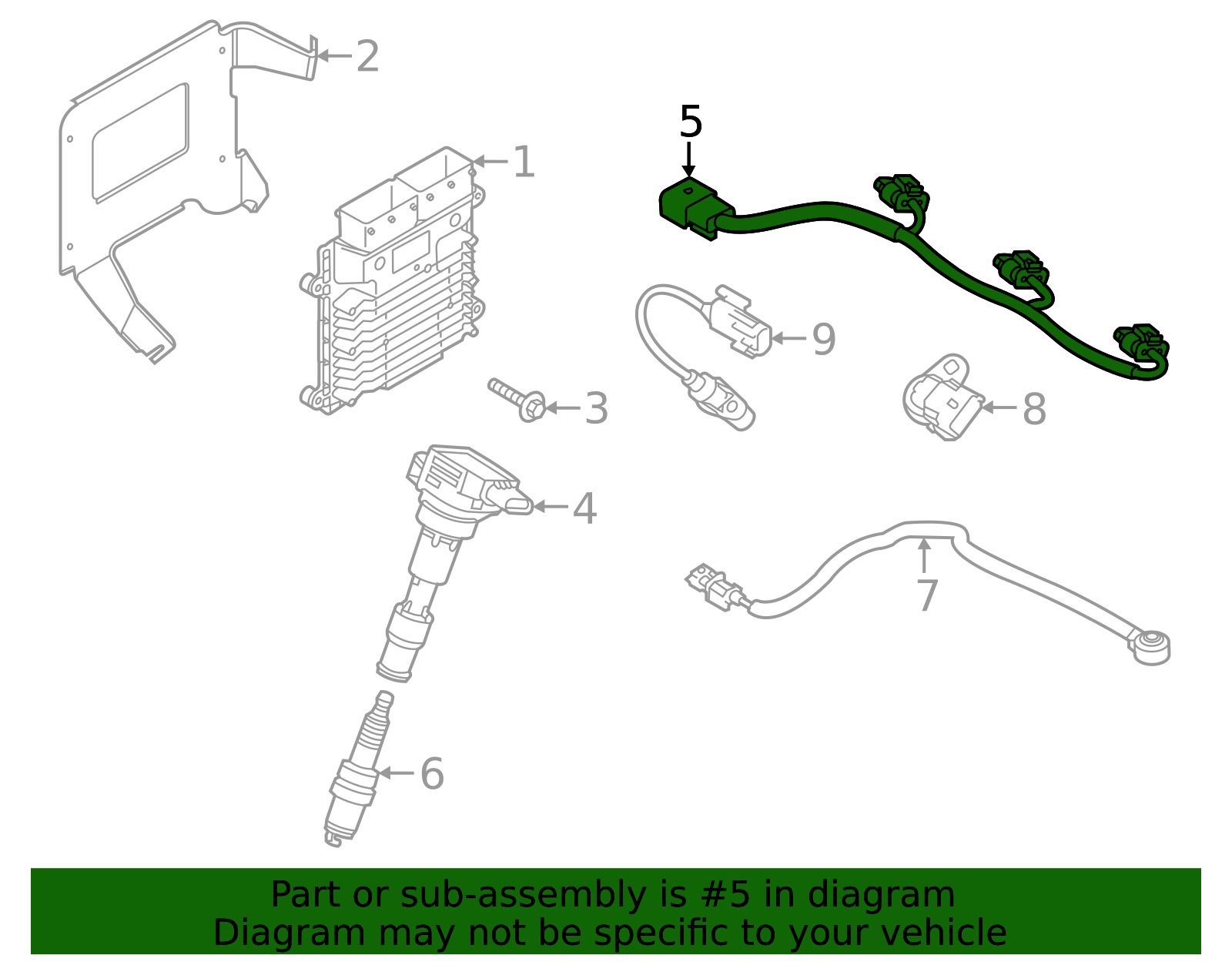 2020-2025 Hyundai Palisade Wire Harness 27312-3L200 | QuirkParts