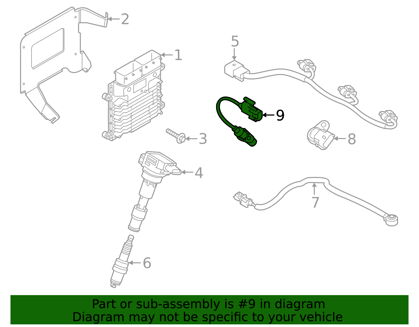 39310-3L200 - Crankshaft Sensor 2020-2022 Hyundai Palisade | Hyundai ...