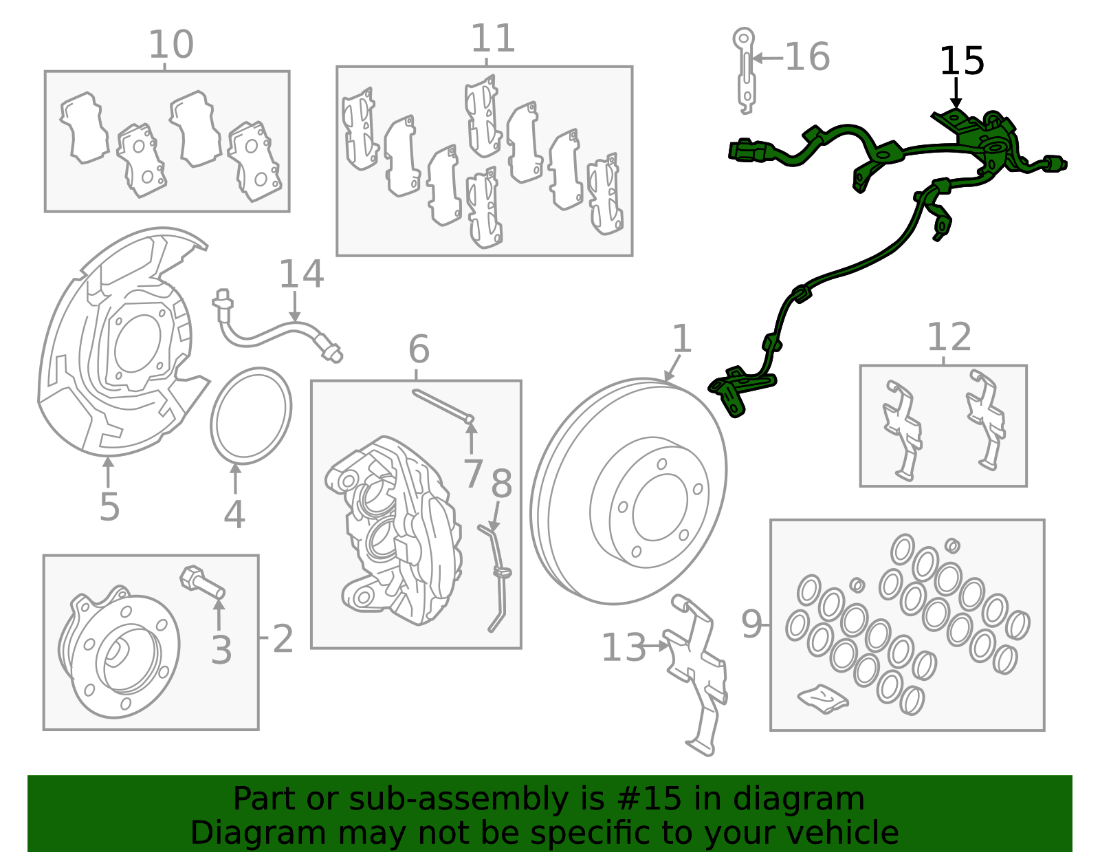 2024-2025 Toyota Tacoma ABS Sensor 89542-AK020 | Toyota Parts Center