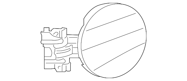 2010-2015 Lexus | Fuel Filler Door | 77350-53060 | OEM Vehicle Parts