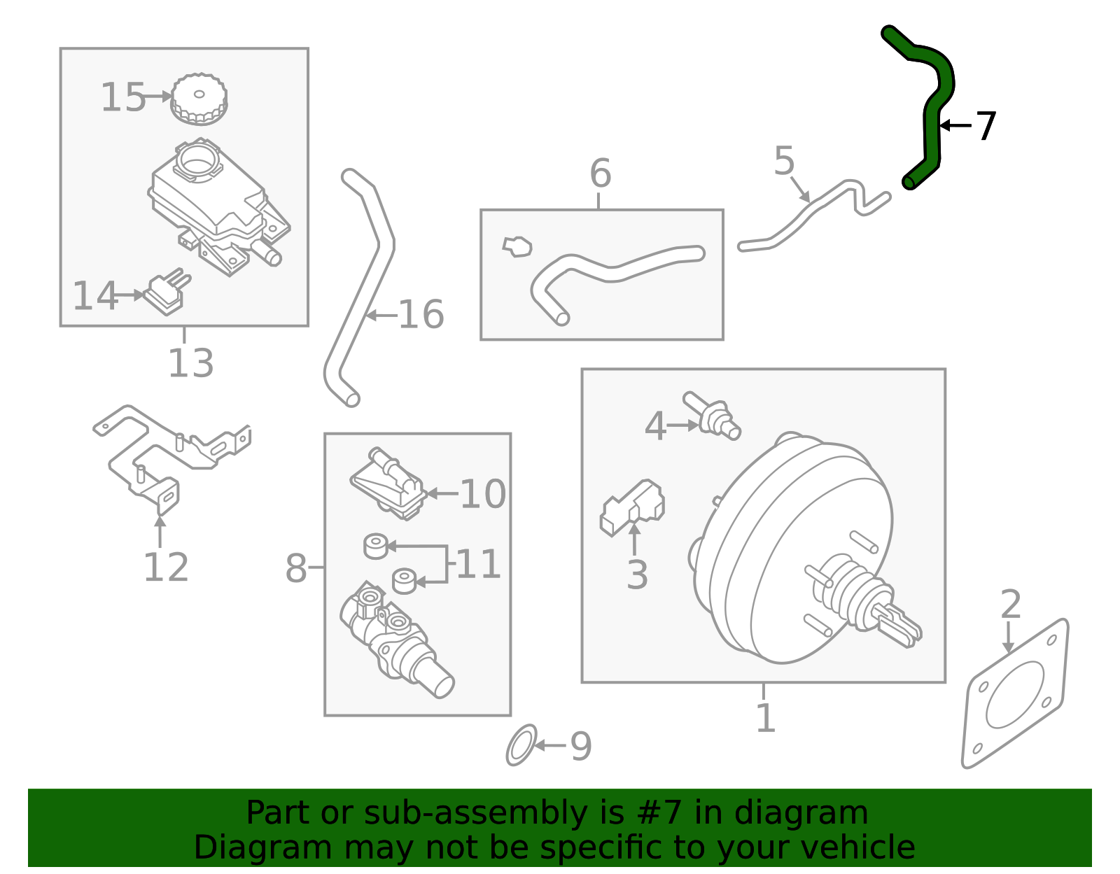 47474-3JA0A - Vacuum Hose 2013-2020 Nissan Pathfinder | Official Nissan ...