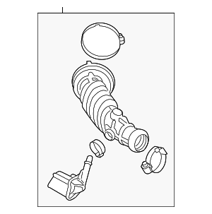 2016-2025 Chevrolet Malibu Air Cleaner Outlet Duct 84761166 | Capital ...