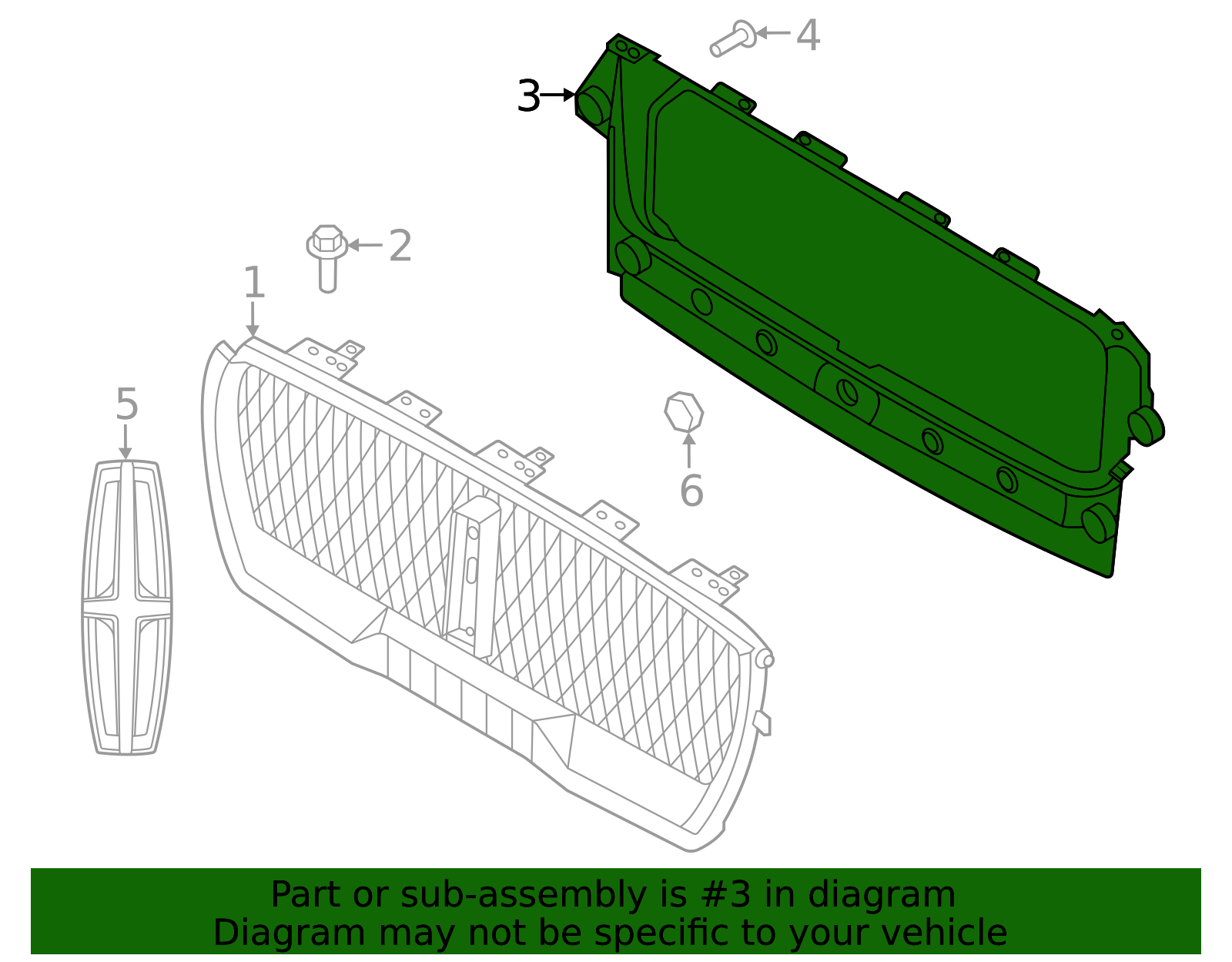 2020-2024 Lincoln Aviator | Reinforcement | LC5Z-8A200-B | Walls' Ford ...
