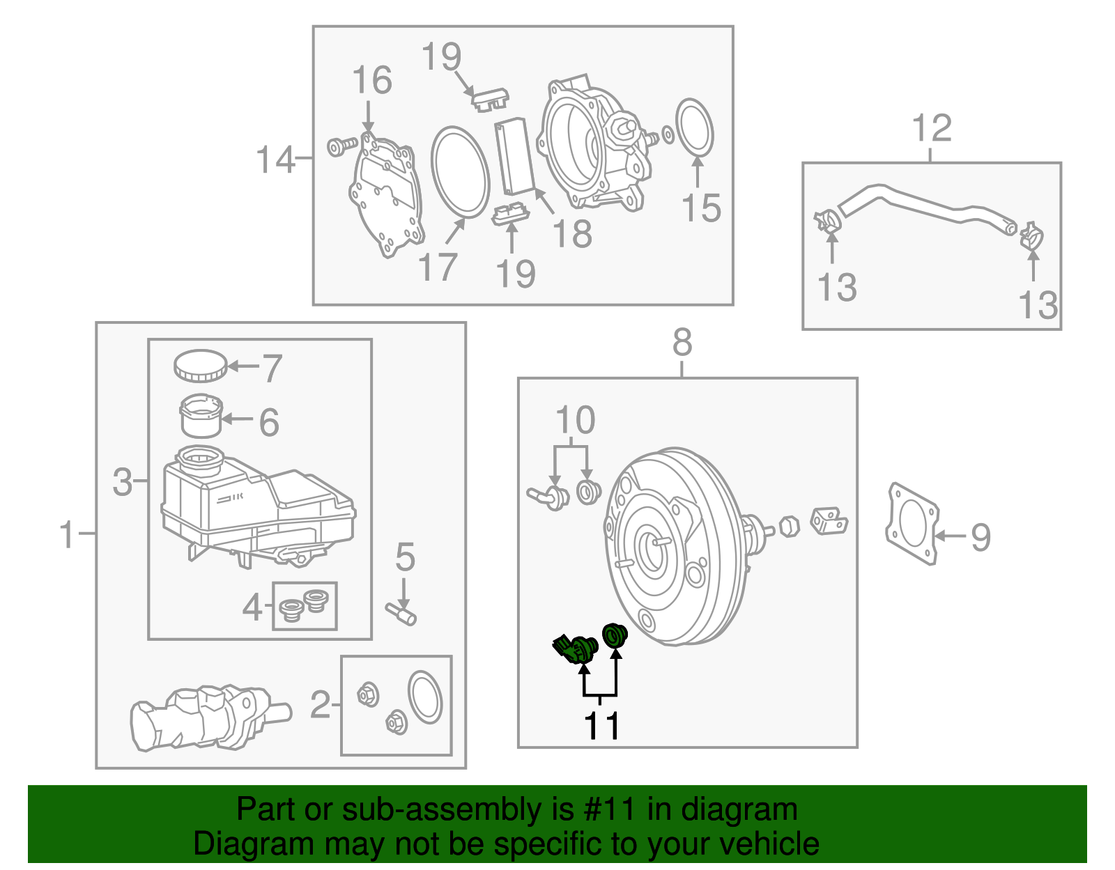 2018-2022 Toyota C-HR Vacuum Switch 83390-09020 | Toyota Parts Center