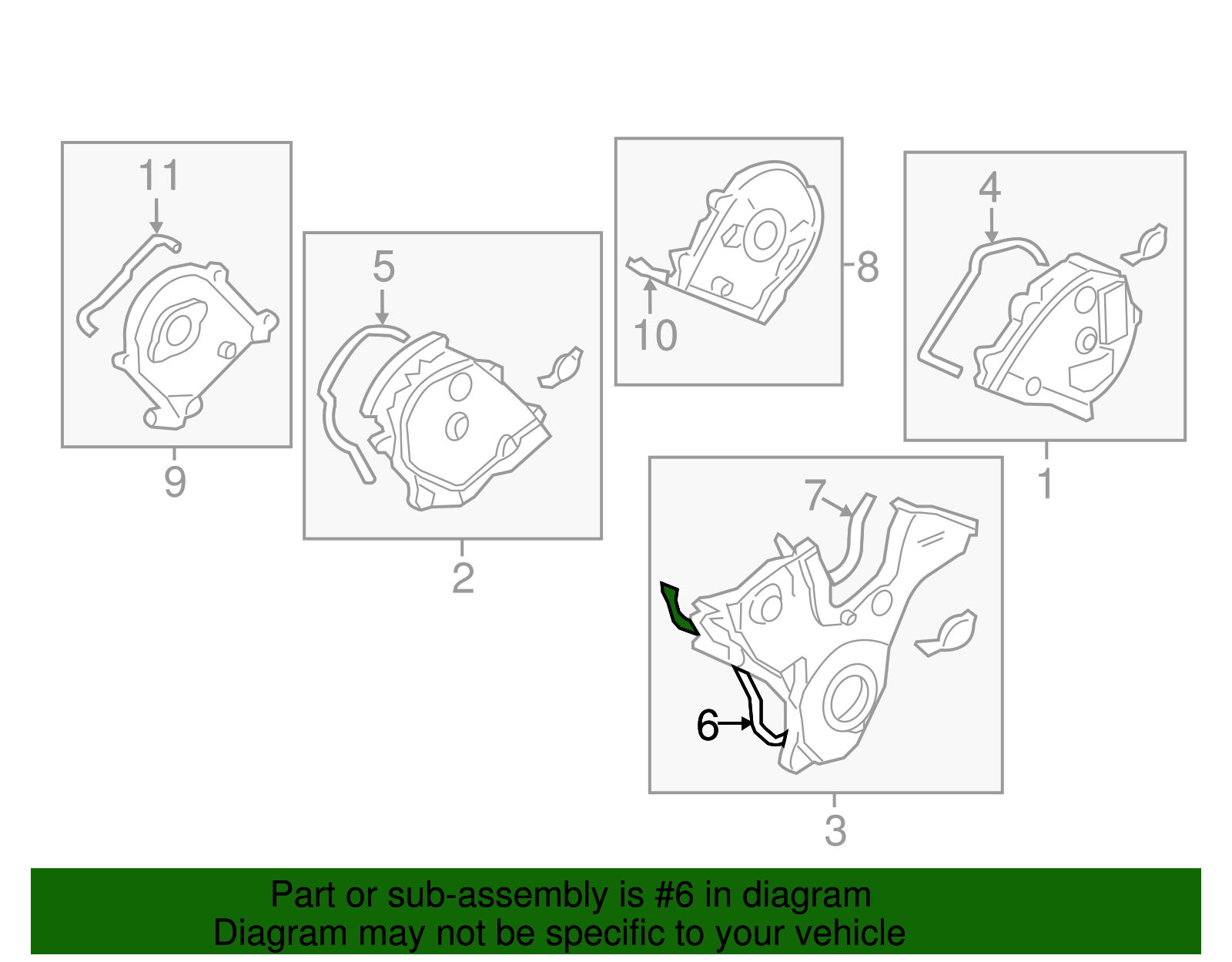 11813-RCA-A00 - Engine Timing Cover Gasket 2003-2025 Honda | Honda ...