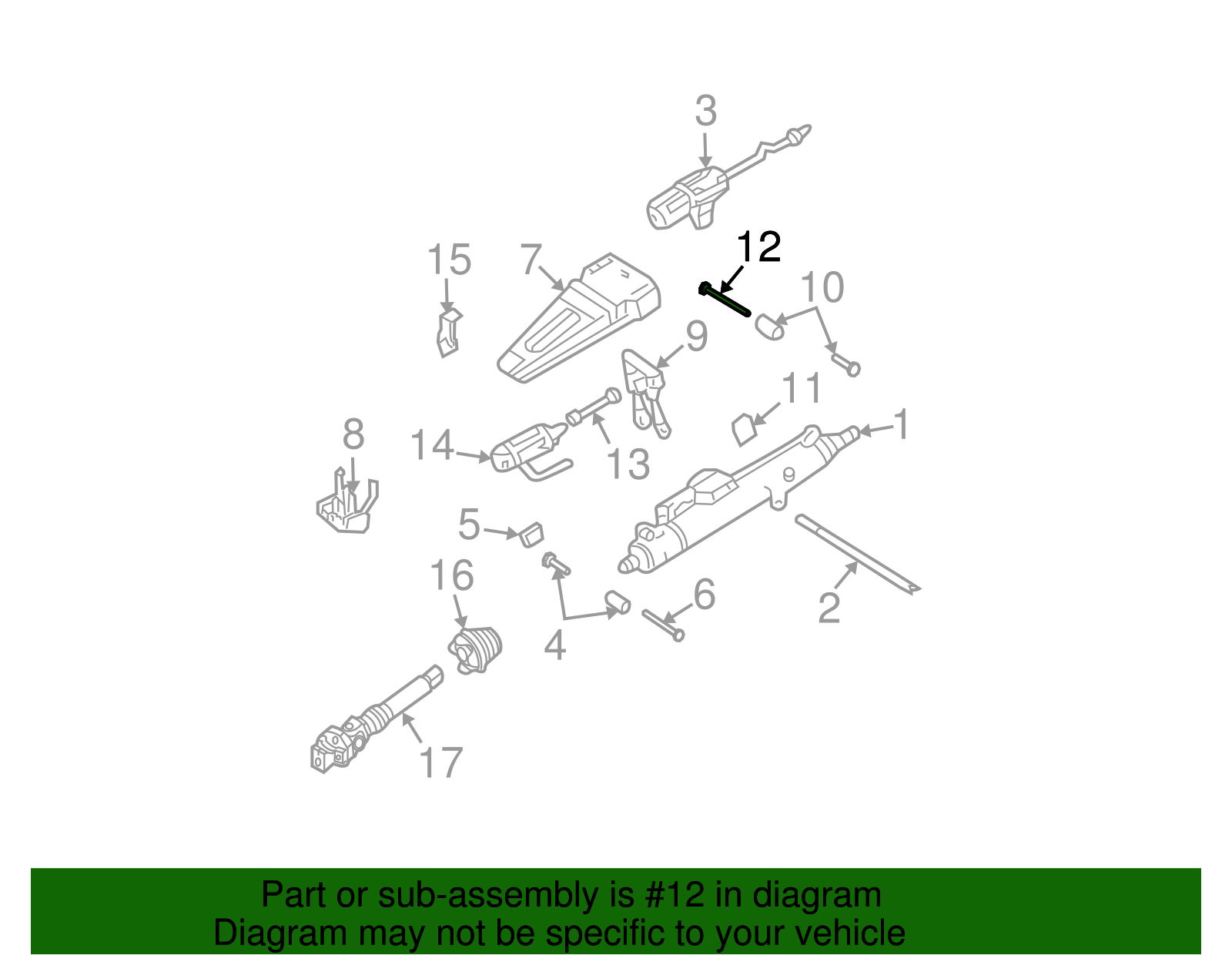 007-990-28-04 - Mercedes-Benz Gear Assembly Bolt 2000-2012 Mercedes ...