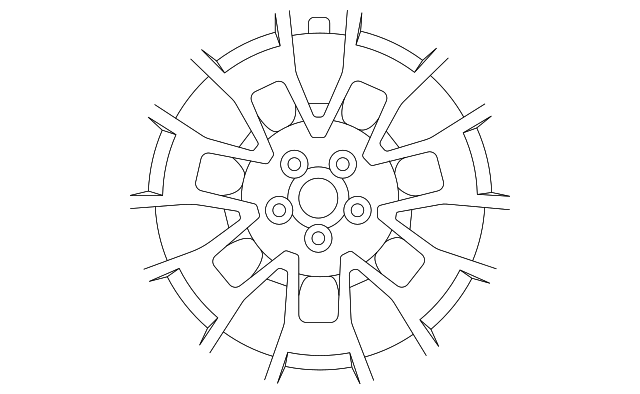 52910-S9330 - Wheel, Alloy 2021-2022 Kia Telluride | Genuine Kia Parts