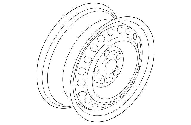 42700-SNA-A01 - Wheel, Steel 2006-2007 Honda Civic | Honda Parts Online