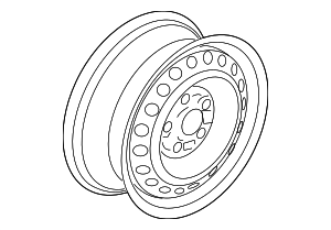 42700-SNX-A72 - Wheel, Alloy 2009-2011 Honda Civic | Honda Parts Online