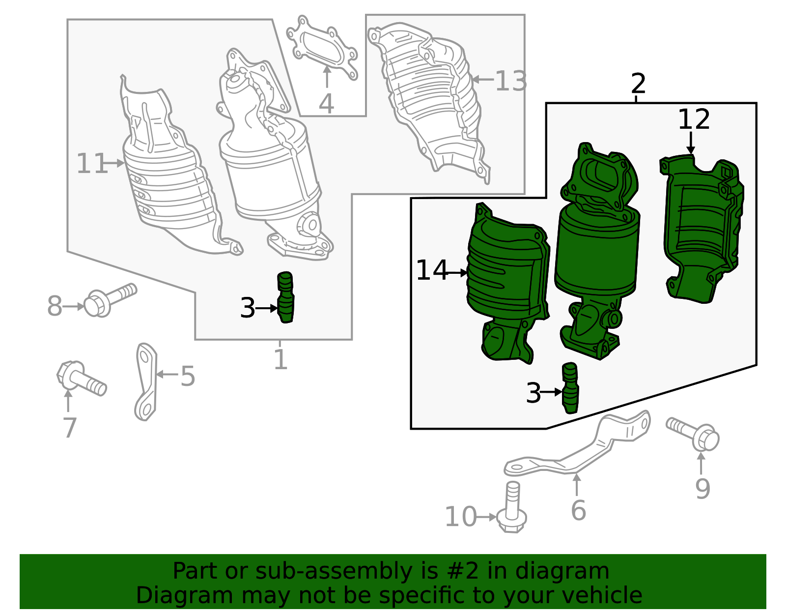 OEM 2016-2019 Honda Catalytic Converter 18280-RN0-A20 | Honda ...