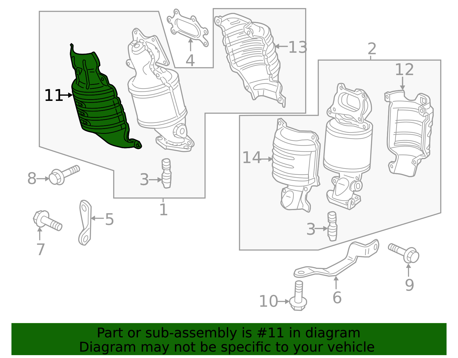 18121-5J6-A01 - Exhaust Heat Shield 2016-2025 Honda | Honda Parts Online