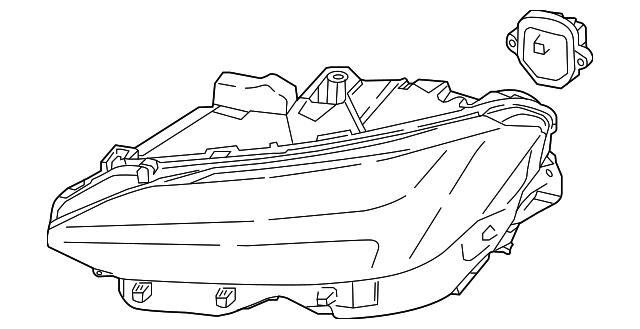 31434775 - Headlamp Assembly - 2017-2020 Volvo S90 | Volvo OEM Parts Direct