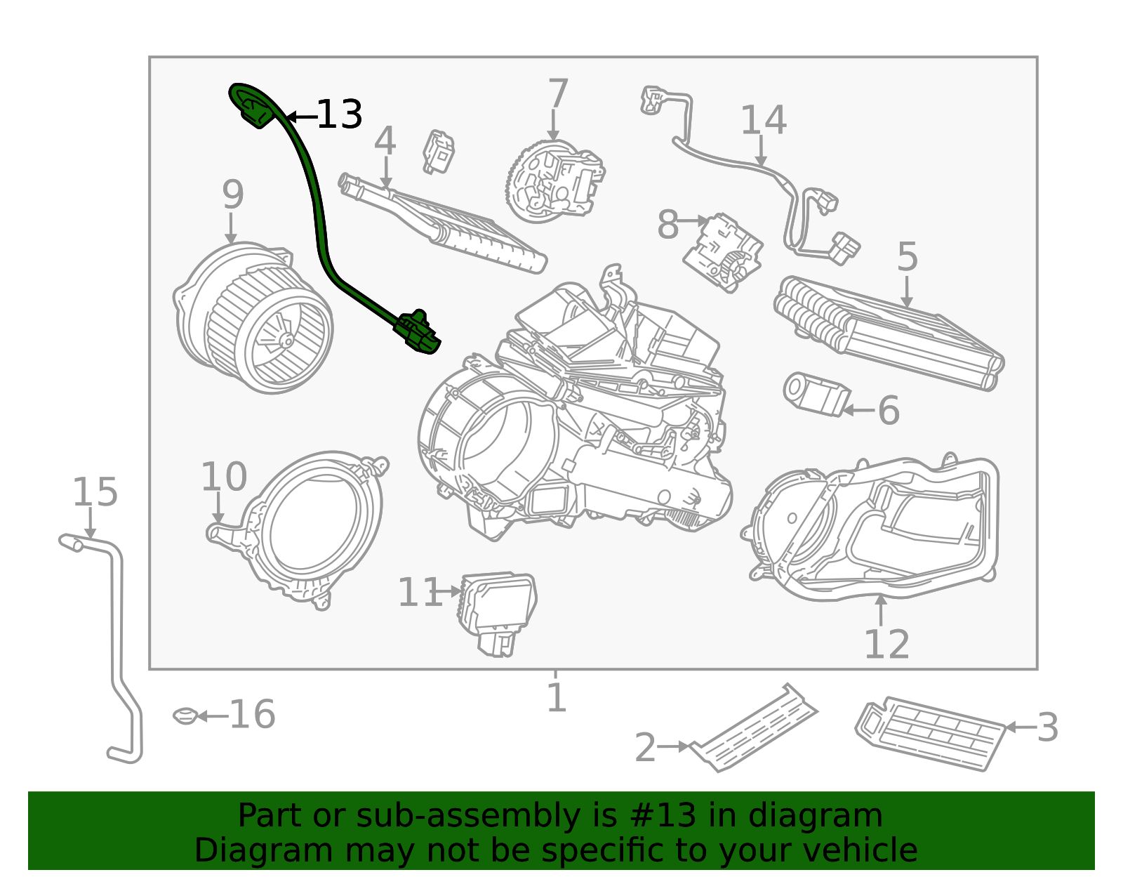2021-2025 Toyota Sienna HVAC System Wiring Harness 82212-08010 | OEM ...