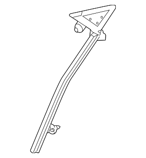 82520-2C000 - Sash Channel - 2003-2008 Hyundai Tiburon | Conicelli Hyundai