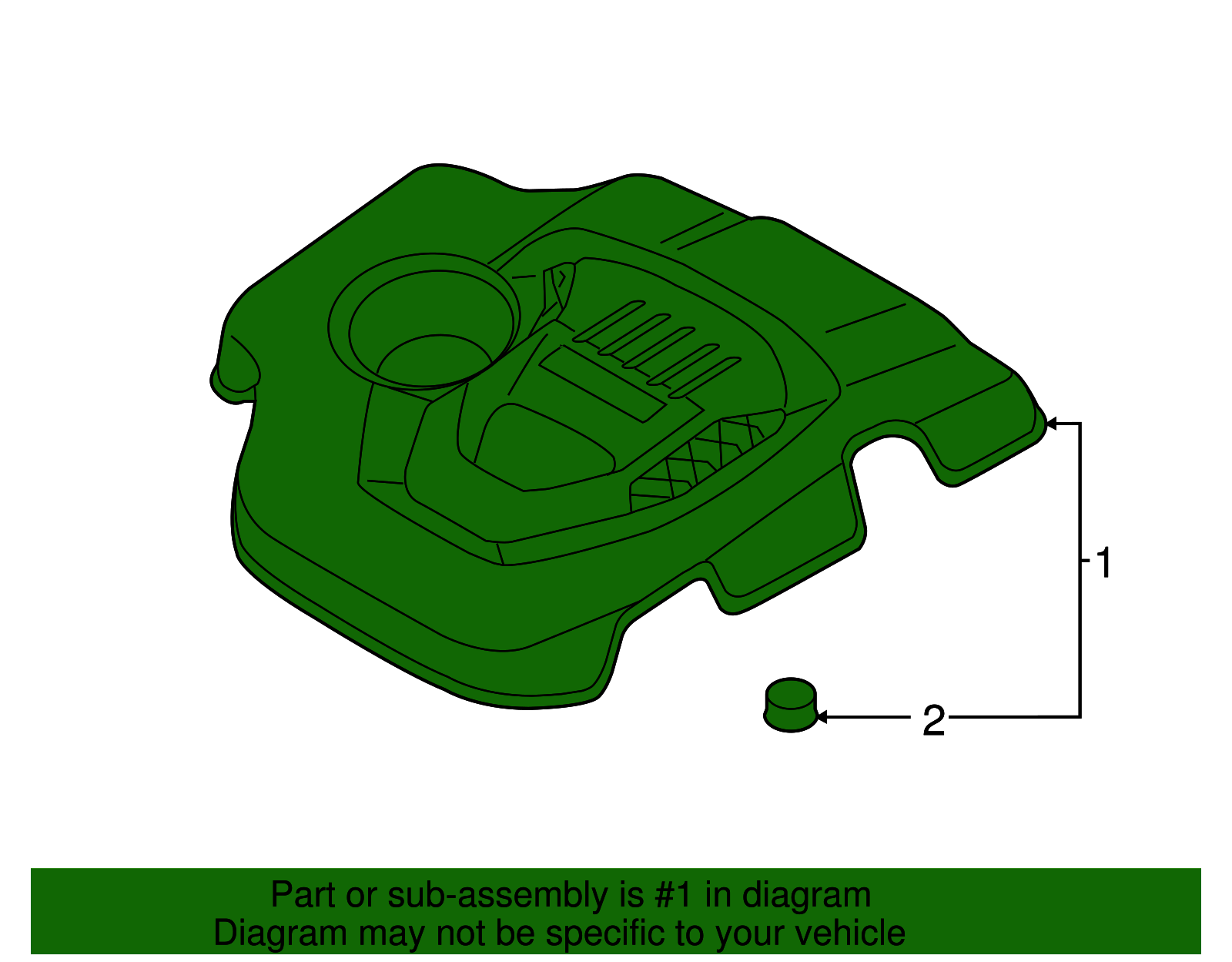 2014-2021 Hyundai Tucson Engine Cover 29240-2E250 | OEM Parts Online