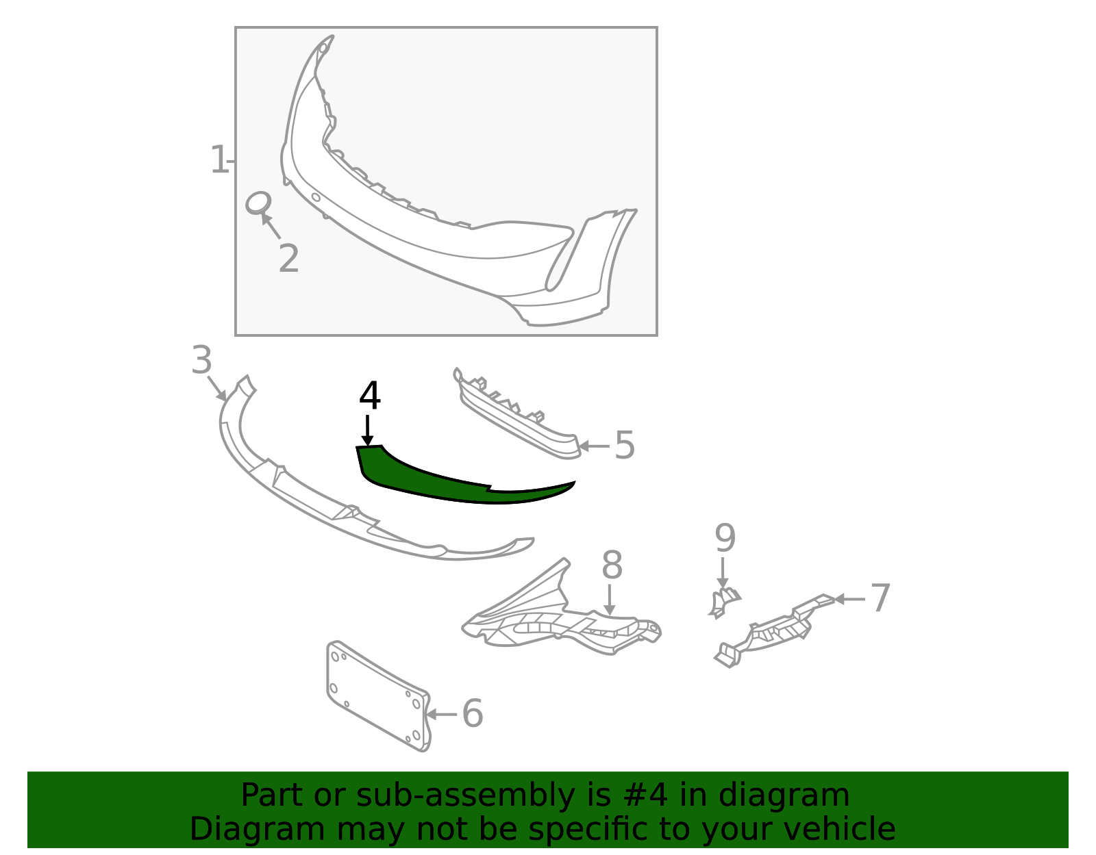 9J1-807-820-B-A3G - Air Deflector 2020-2024 Porsche Taycan | Genuine ...
