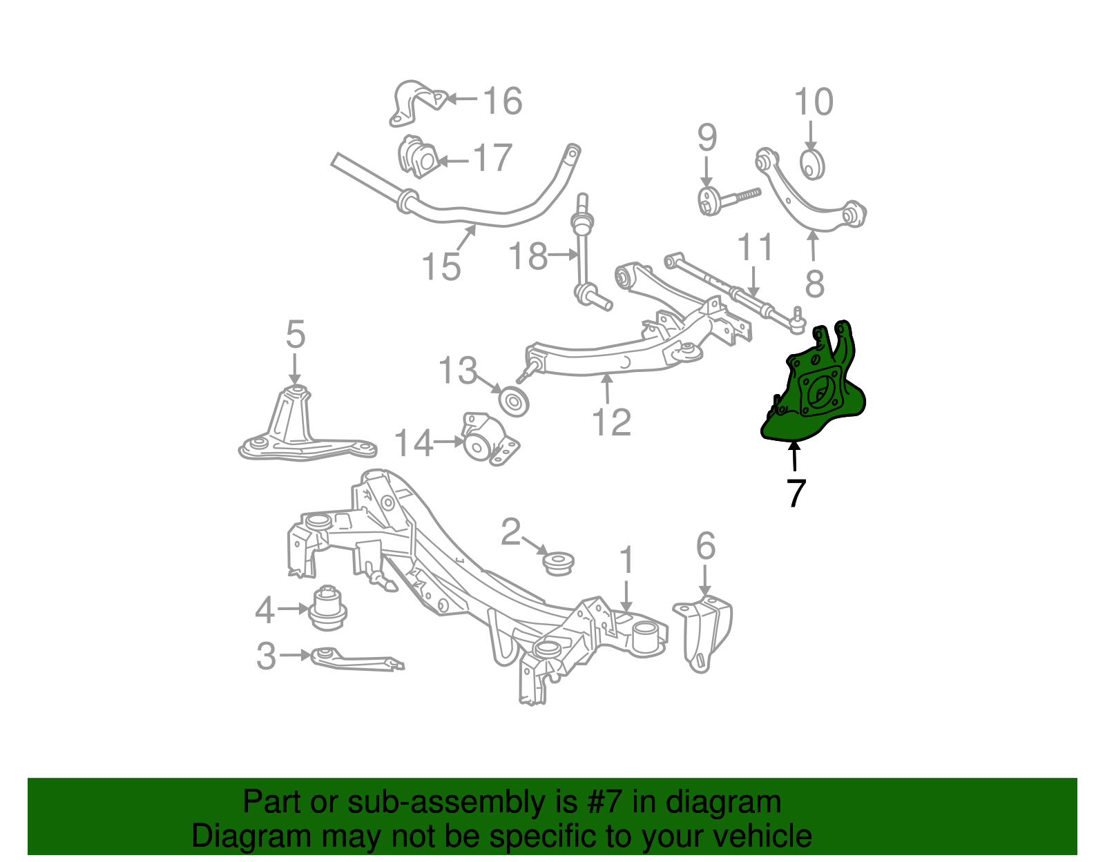 2005-2010 Scion tC Knuckle 42305-21040 | Toyota Parts Center