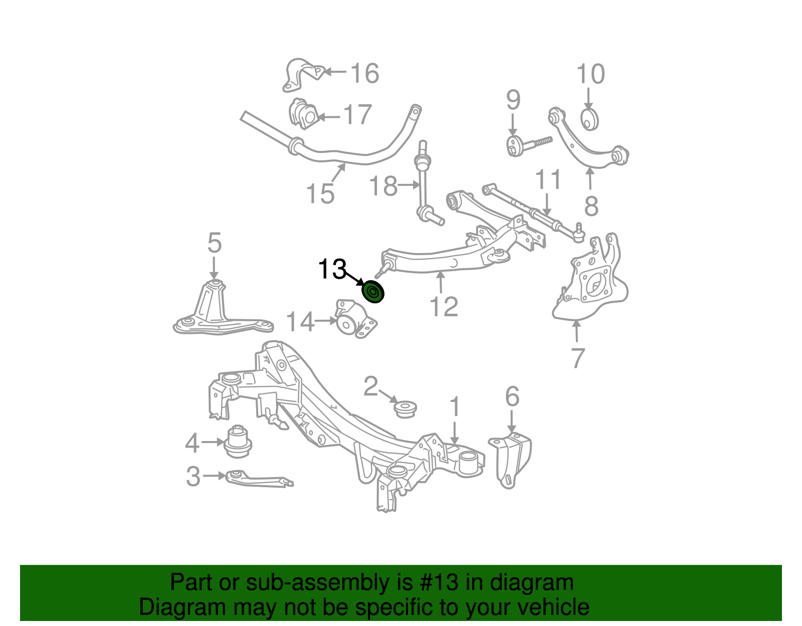48752-21010 - Stopper 2005-2010 Scion tC | Toyota San Diego Parts