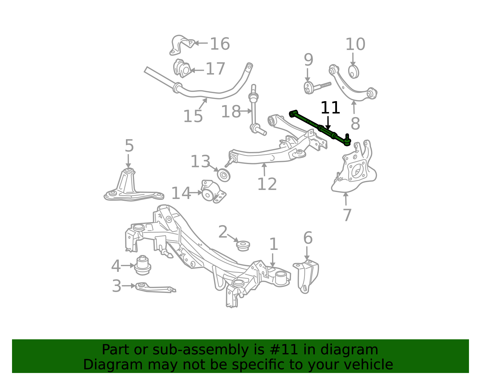 48720-21020 - High-Quality Trailing Arm for 2005-2010 Scion tC ...