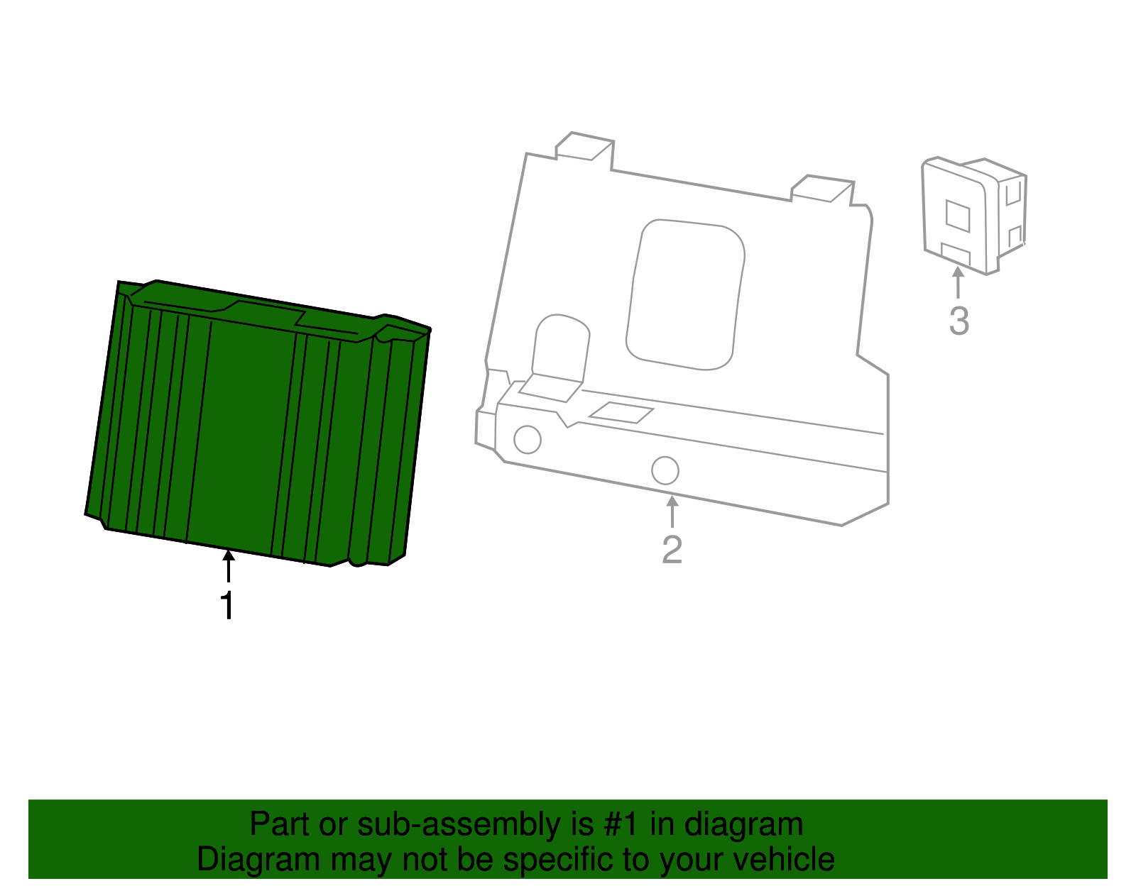 13599326 - 2011-2017 Chevrolet Traverse - Accessory AC and DC Power ...