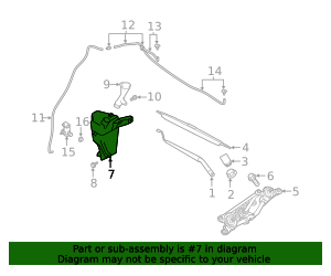 2021-2024 Nissan Kicks Washer Reservoir 28910-5R01A | Scott Evans ...