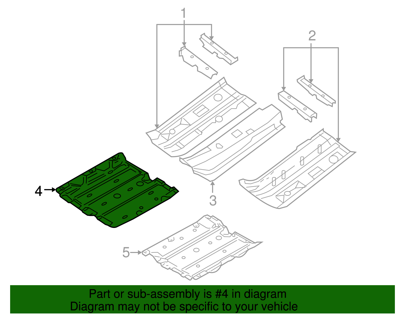 2011-2015 Nissan Under Cover 74812-3UB0A | Boro Nissan Parts