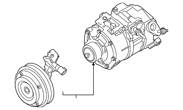 2019-2024 Ford | Motorcraft™ A/C Compressor | YCC-527 | Walls' Ford Parts