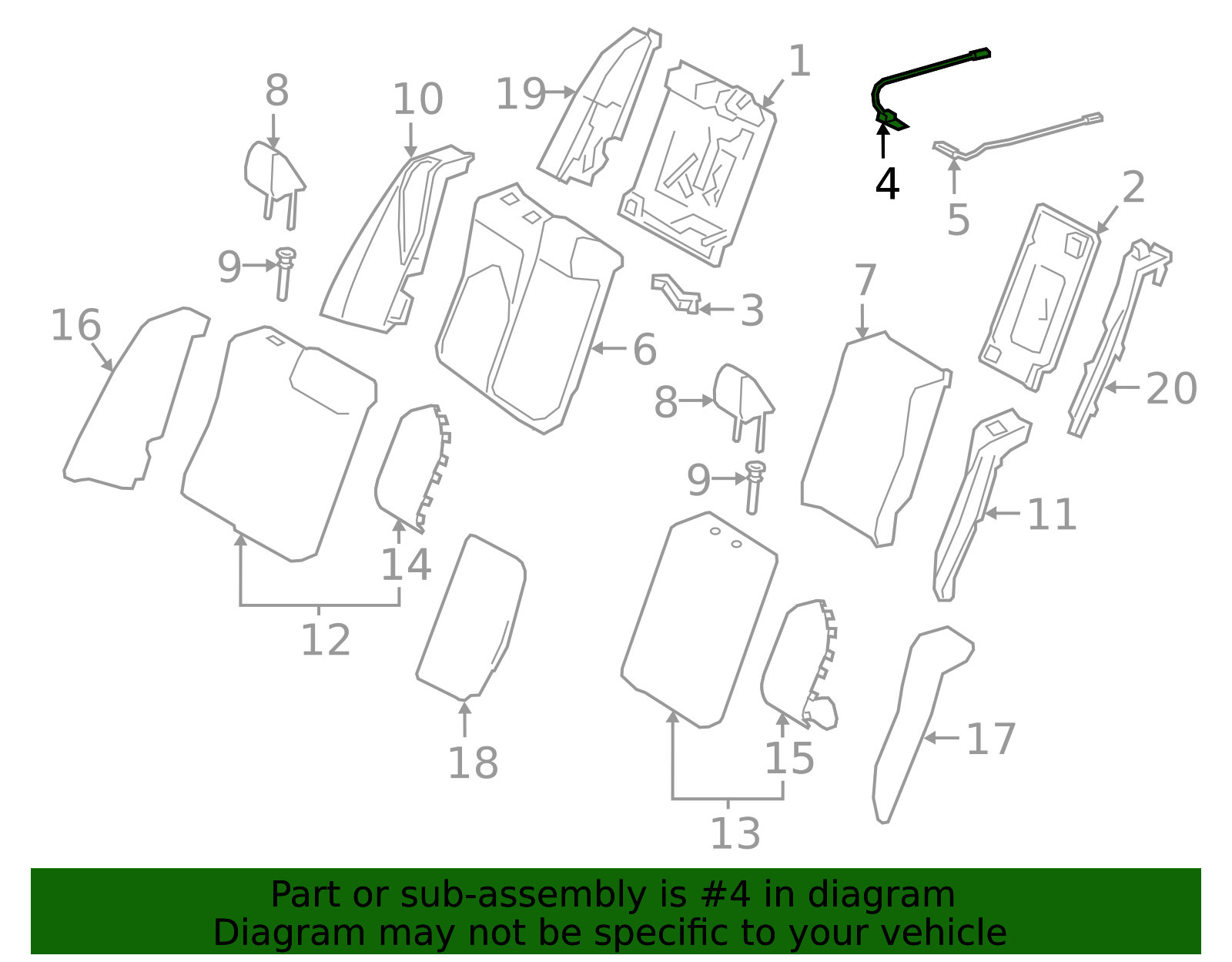 72630-07010 - High-Quality Folding Seat Release Cable for 2019-2022 ...