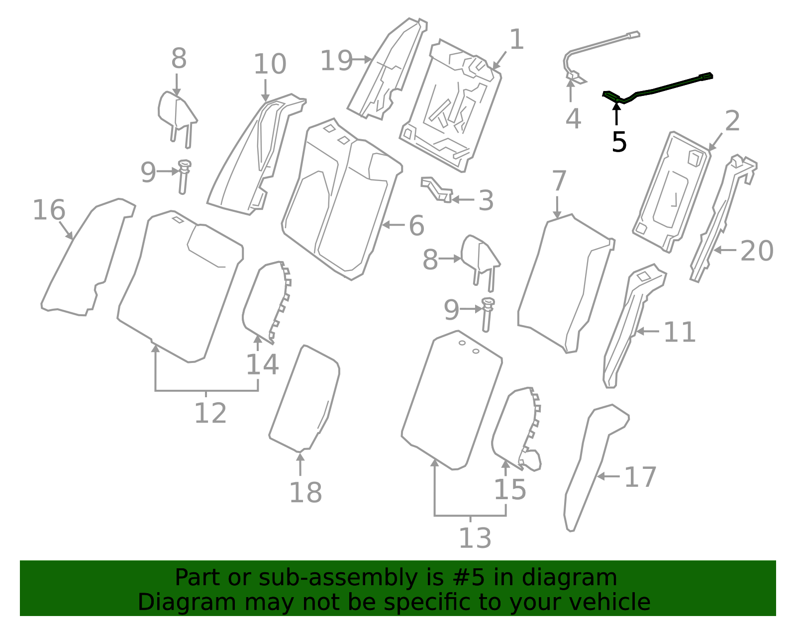 72640-07010 - High-Quality Folding Seat Release Cable for 2019-2022 ...