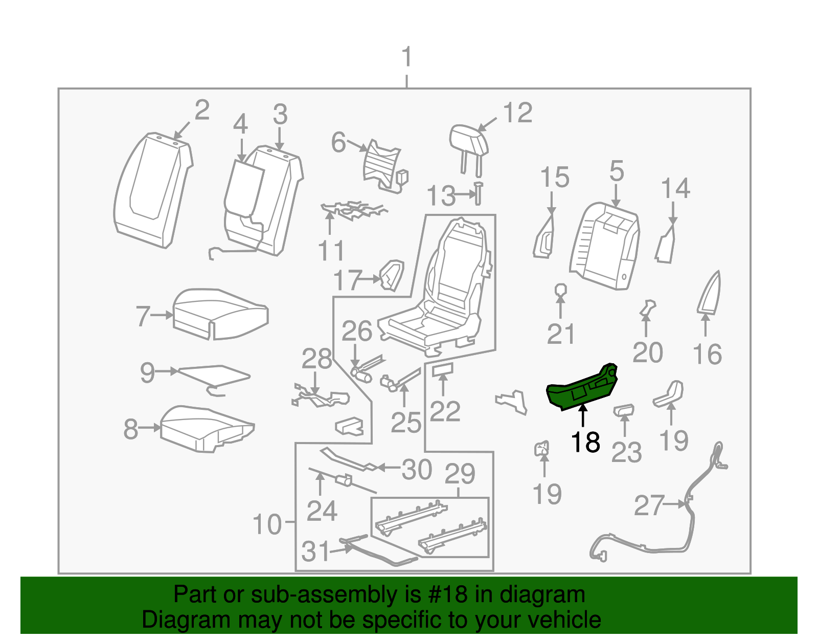 20823564 - Outer Finish Panel | My GM Part