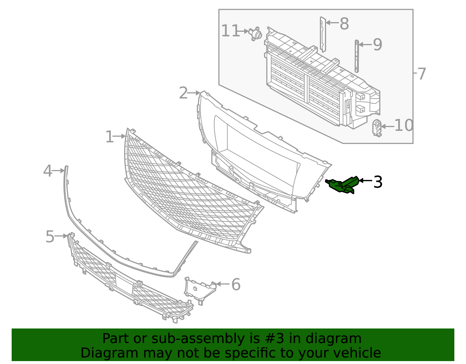 Hyundai - 86555-T6000 - Reinforcement - 2021-2024 Genesis GV80 | OEM ...