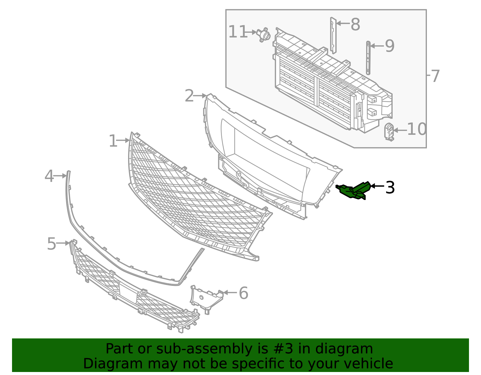 86555-T6000 - 2021-2024 Genesis GV80 - Reinforcement | Conicelli Hyundai